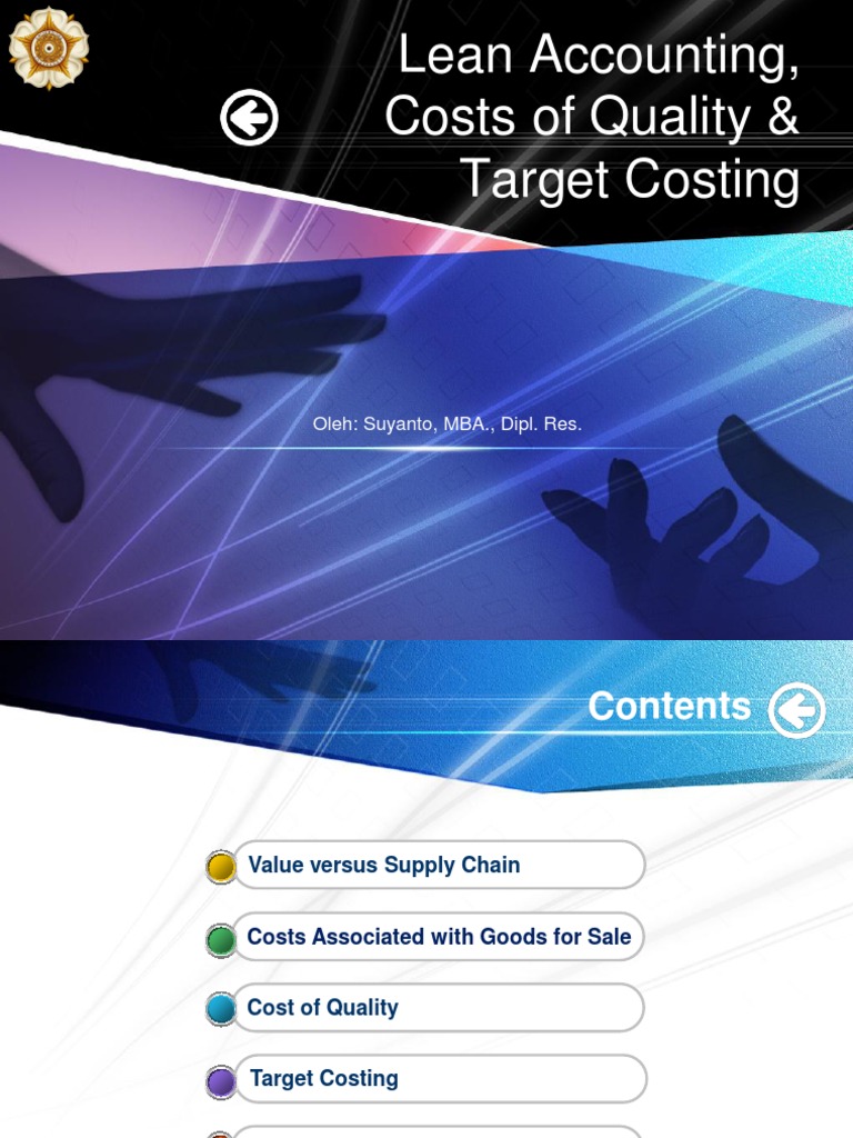 Lean Accounting Ppak Ugm | PDF | Lean Manufacturing | Inventory