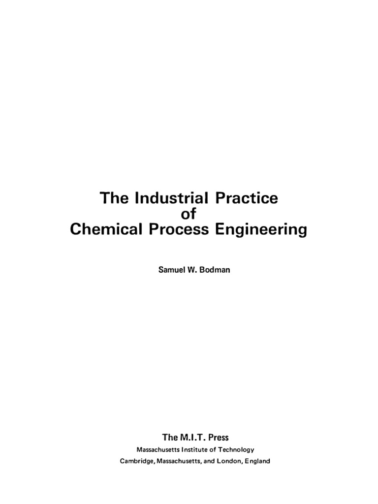 The Industrial Practice of Chemical Process Engineering | PDF | Design ...