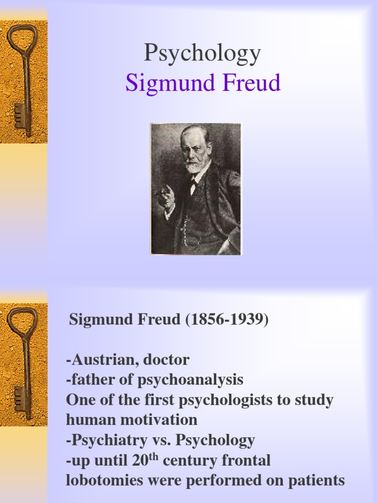 Psychology: Sigmund Freud | PDF | Id | Unconscious Mind