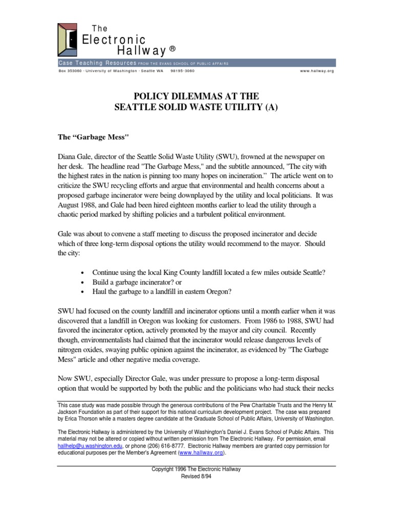 Seattle Solid Waste Case | PDF