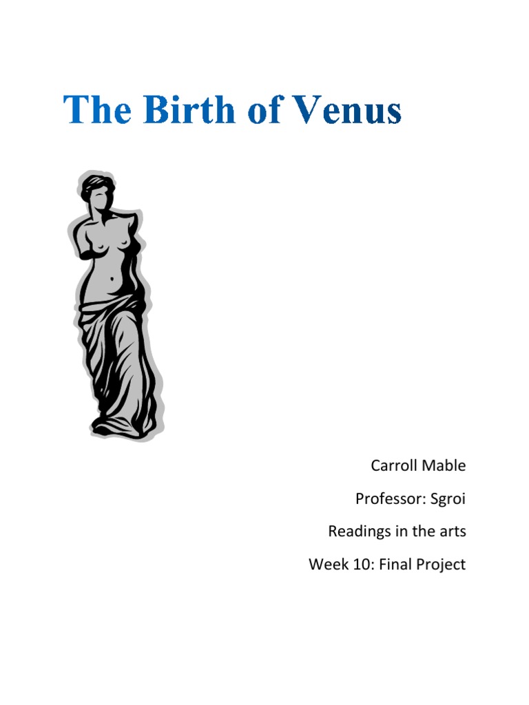 The Birth of Venus | Plastic Arts | Paintings