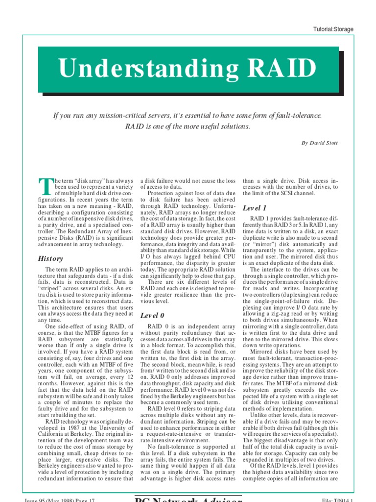 Understanding RAID | PDF