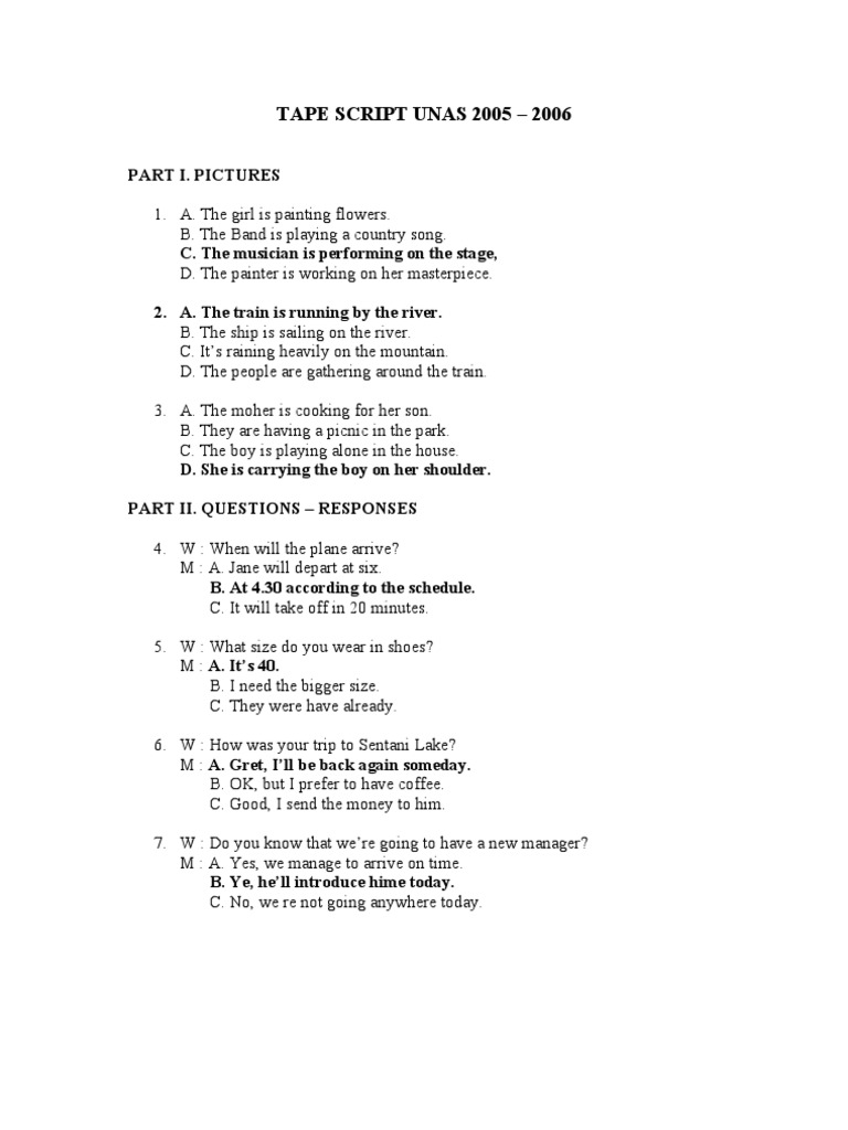 Tape Script 2005 | PDF | Leisure