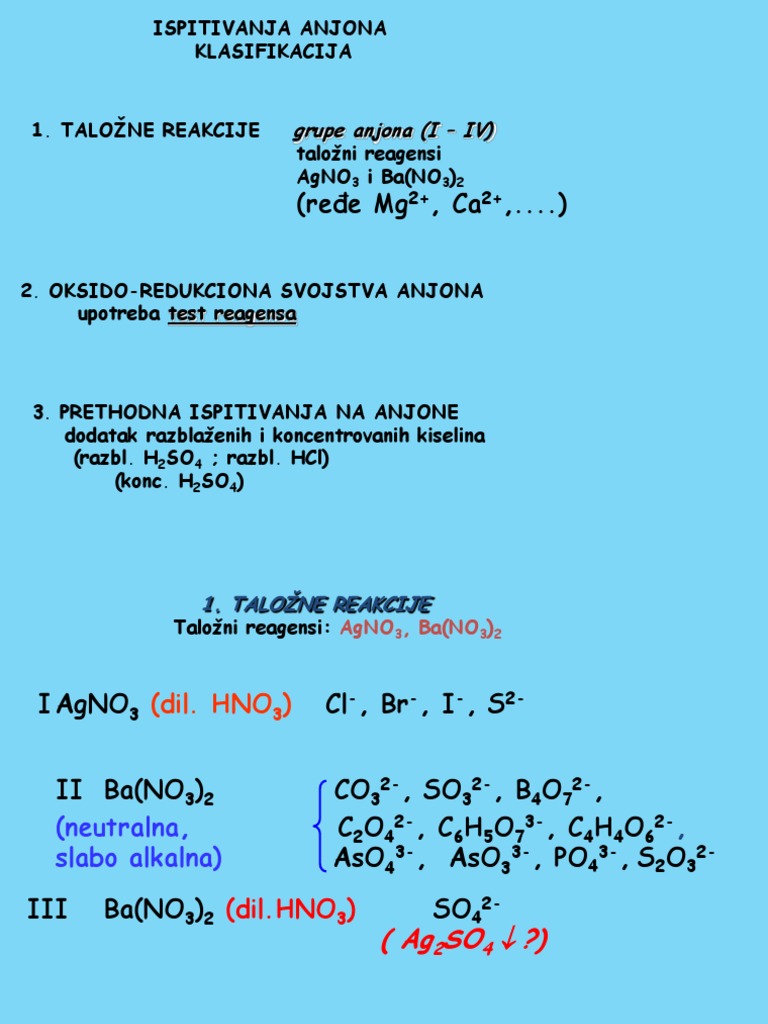 Analiticka Hemija | PDF