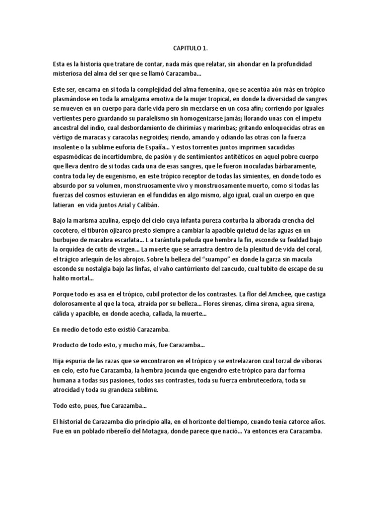 Carazamba | PDF | Naturaleza