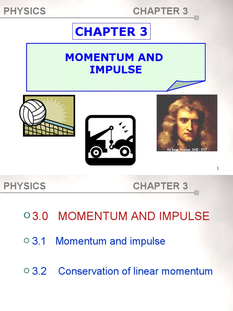 Chapter 3 Matriculation STPM | PDF | Collision | Momentum