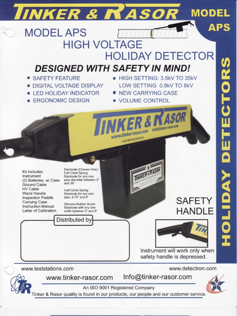 Tinker Rasor - Holiday Detectors | Download Free PDF | Wire | Pipe ...