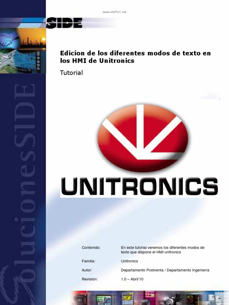 Infoplc Net 12 Hmi Textos | PDF | Software | Informática Infoplc Net 12 Hmi Textos | PDF | Software | Informática