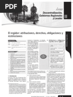 Funciones del Regidor Municipal | PDF | Alcalde | Gobierno local