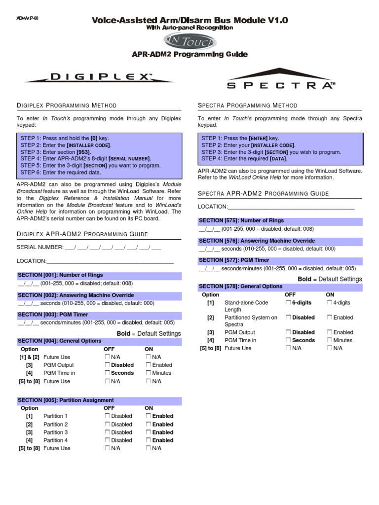 Apr-Adm2 Programming Guide | PDF | Computer Programming | Intellectual ...