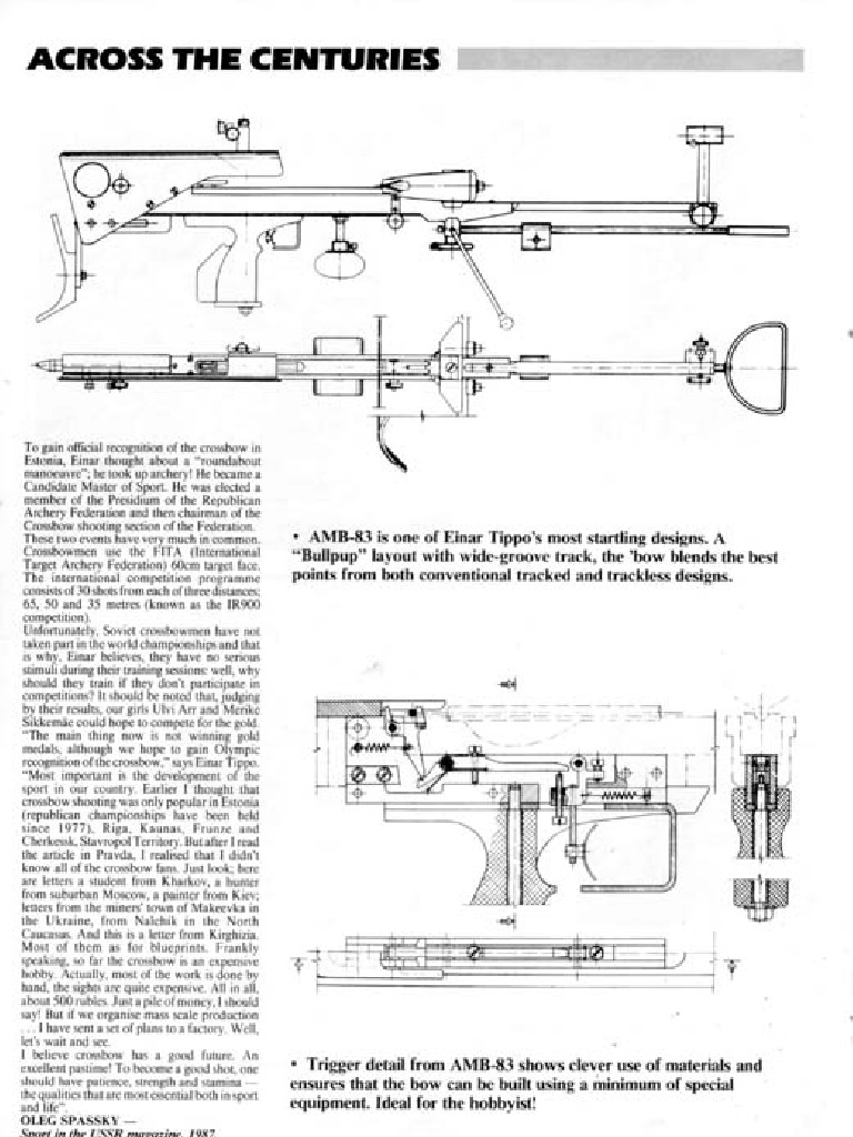 Gun Crossbow Plans | PDF