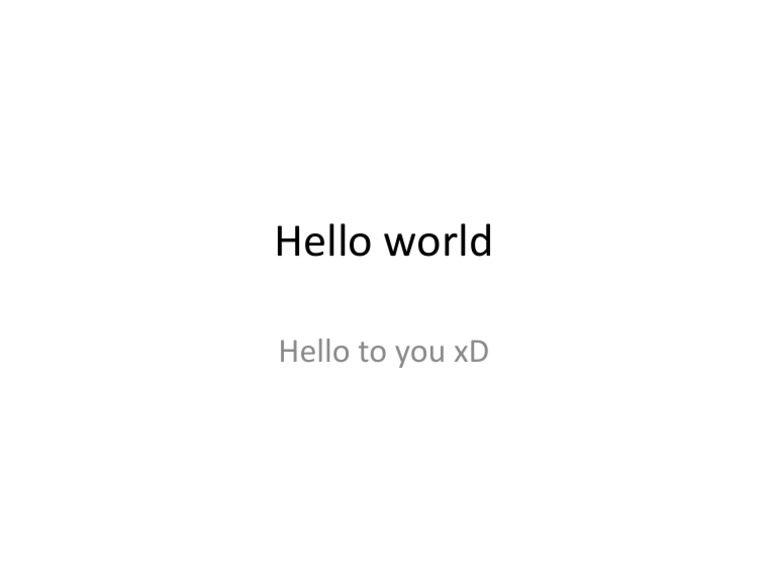 Hello Guys | PDF