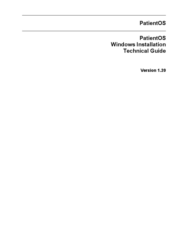 Windows Installation Guide | PDF | Postgre Sql | Installation (Computer Programs)