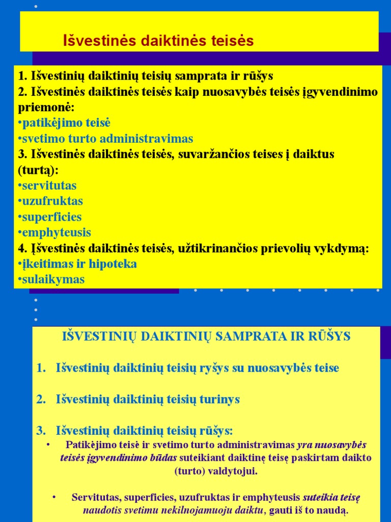 Paskaita 23 Isvestines D Teises | PDF