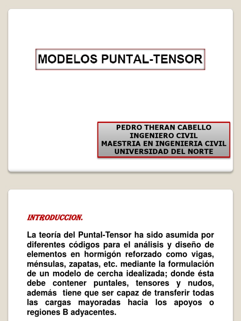 Puntal Tensor | Descargar gratis PDF | Braguero | Doblar