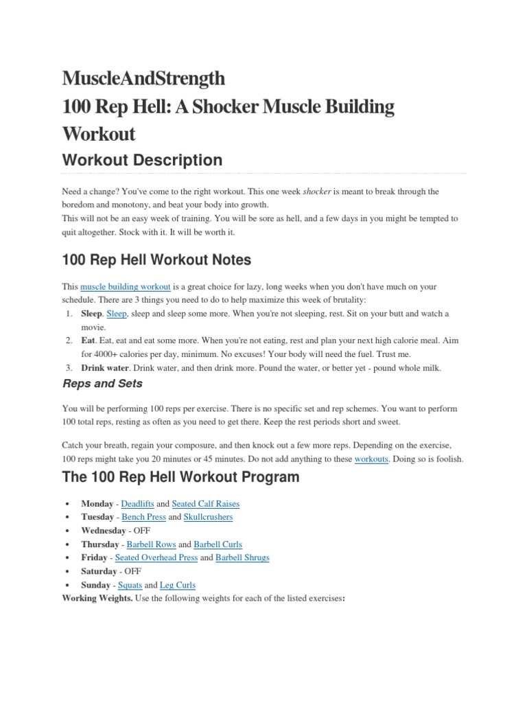 Muscle and Strength | PDF | Weight Training | Strength Training