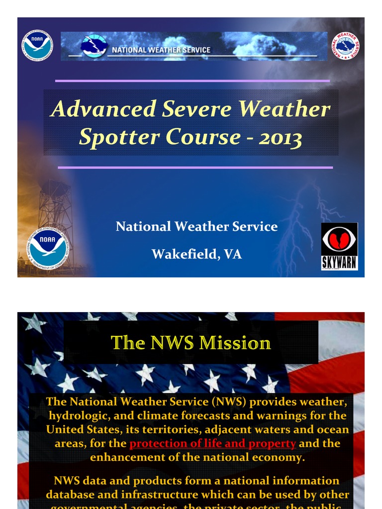 Advanced Skywarn Presentation | PDF | Thunderstorm | Tornadoes