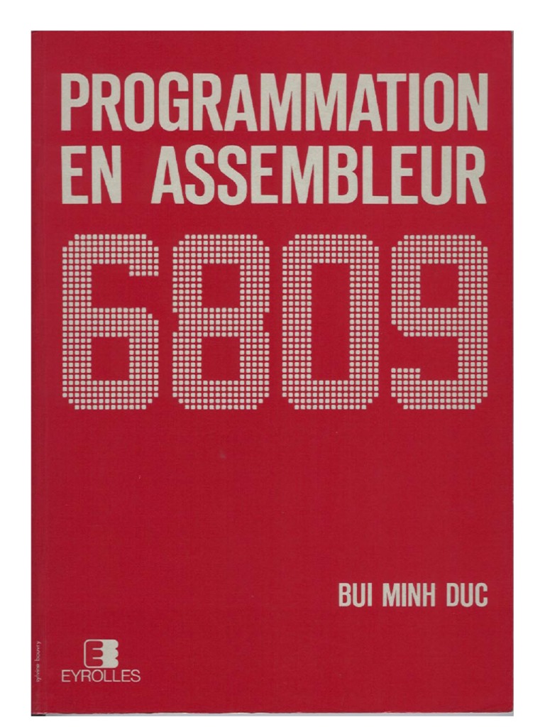 Bui Minh Duc Programmation en Assembleur 6809 | PDF