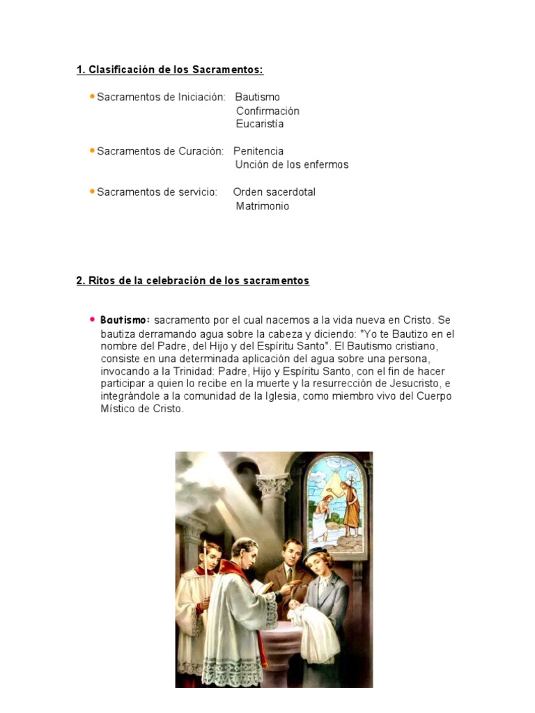 Los Sacramentos | PDF | Confirmación | eucaristía
