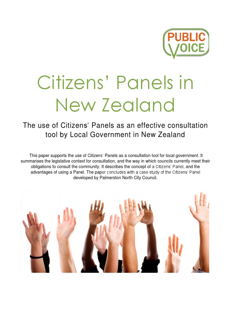 Citizens' Panels in New Zealand | PDF | Citizenship | Local Government