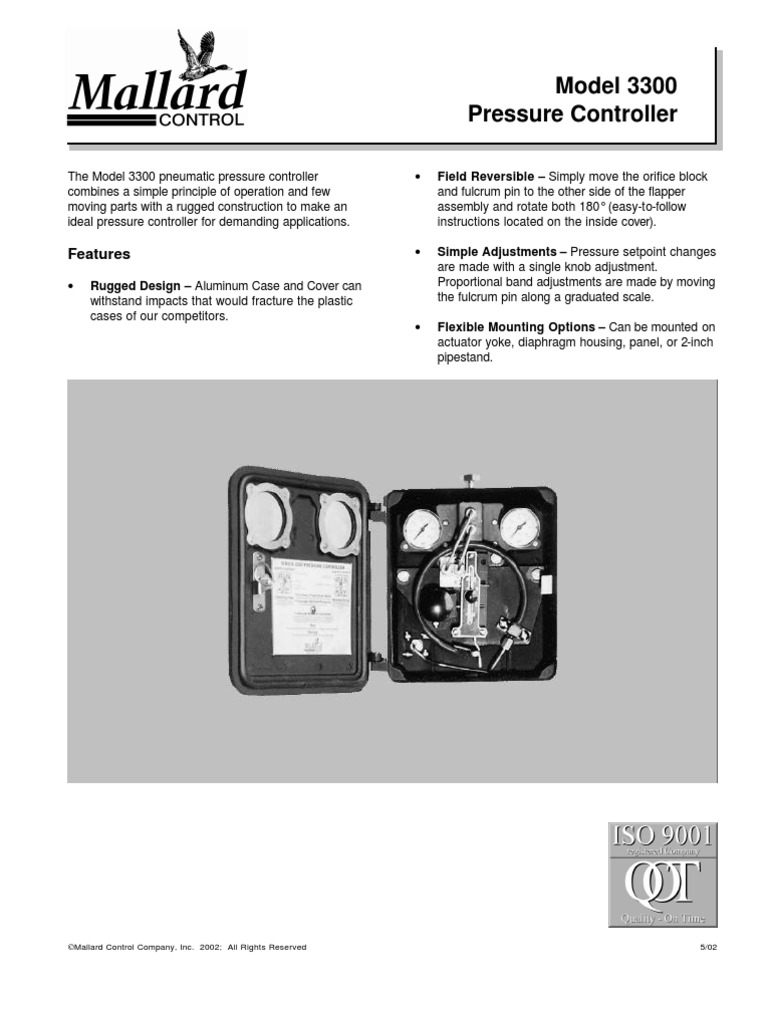 Brochure - Modelo 3300 Pressure | PDF | Pressure Measurement | Actuator