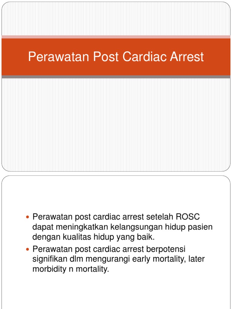 Post-Cardiac Arrest | PDF | Pengembangan Diri