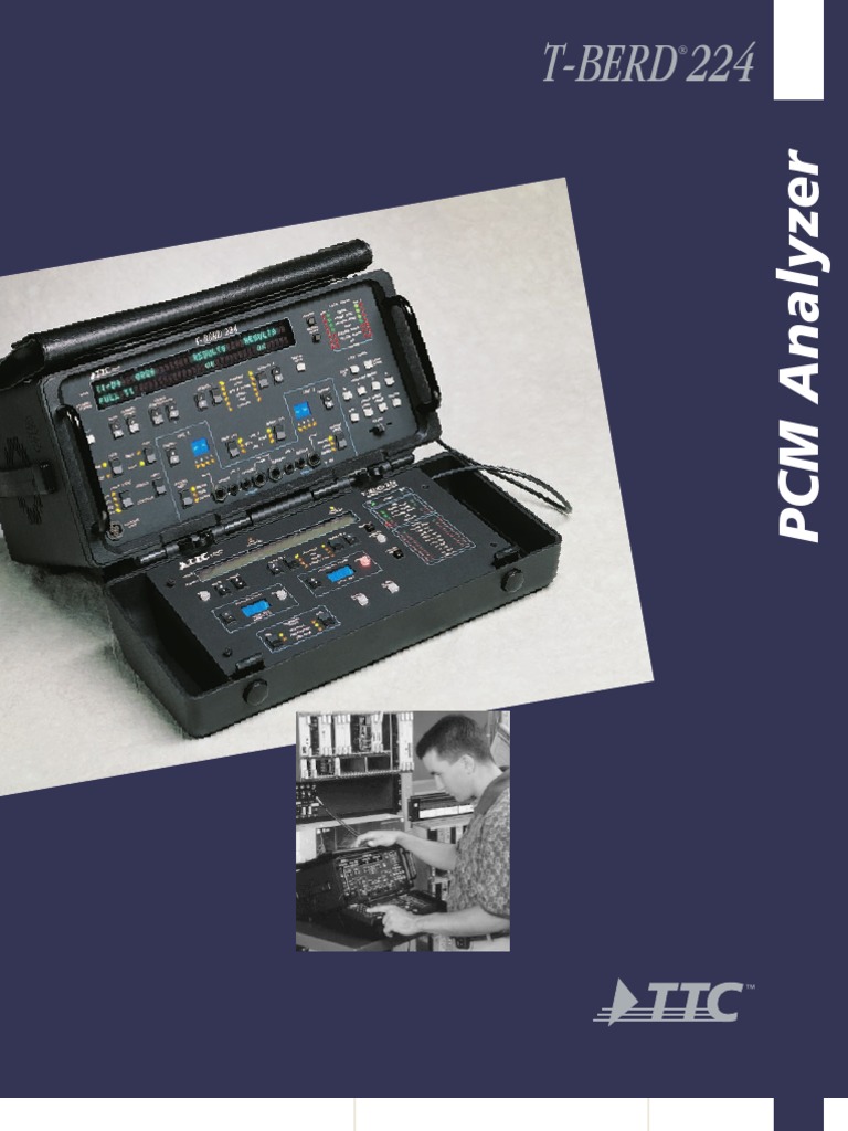 Acterna T-Berd 224 PCM Analyzer Data Sheet-1 | PDF | Network Protocols ...