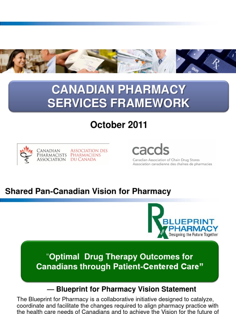 Canadian Pharmacy Services Framework Guide | PDF | Pharmacy | Medical ...