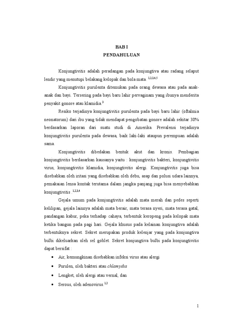 Konjungtivitis Purulen | PDF