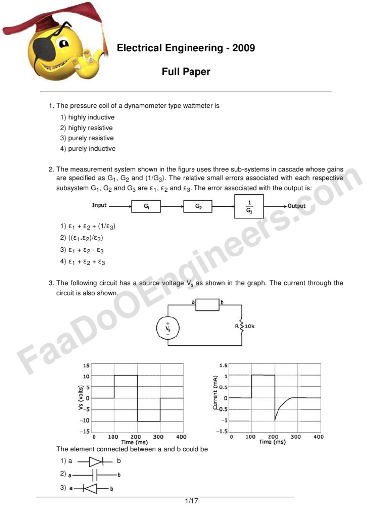 Electrical Engineering Full Paper 2009 | PDF | Transformer | Inductor