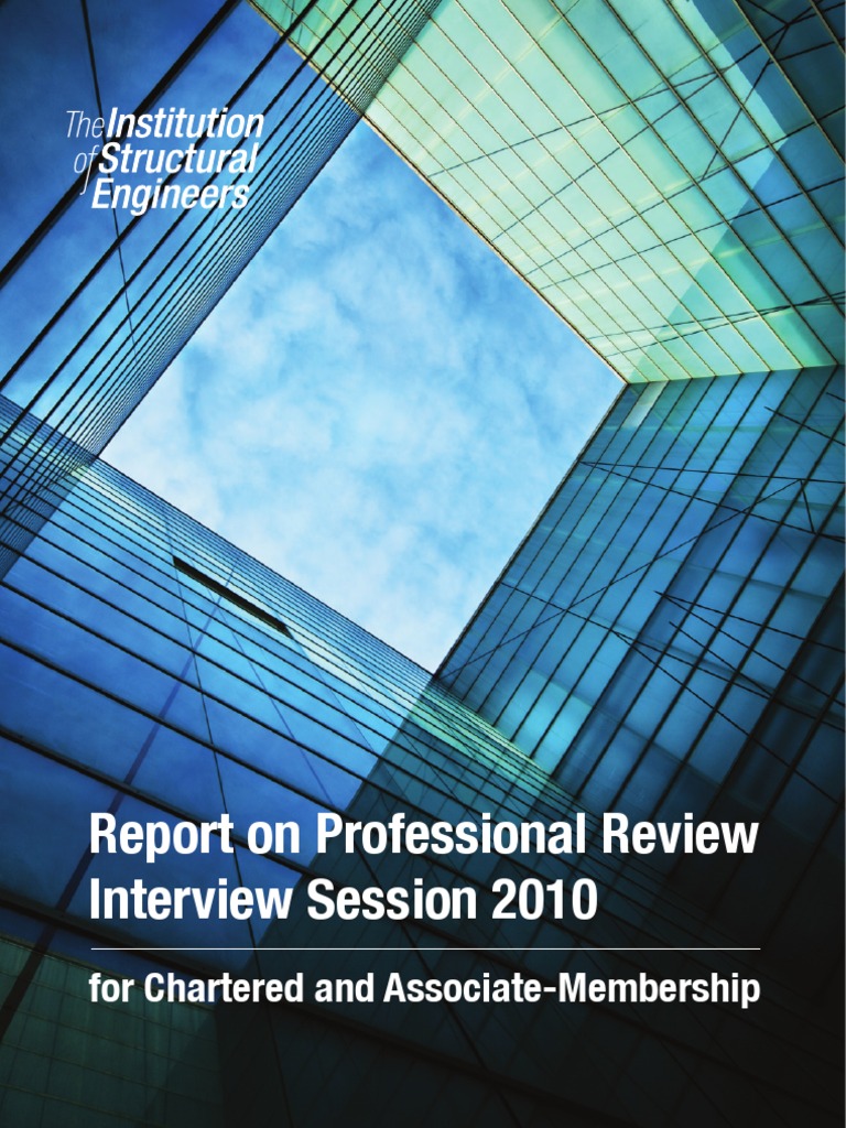 Report On Professional Review Interview Session 2010 | PDF ...