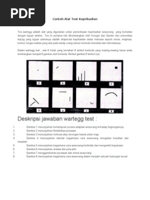 Contoh Wartegg Test - Ilmu Soal
