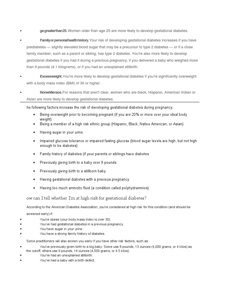 Jaimiegestattional DM Ossam | PDF | Gestational Diabetes | Diabetes ...