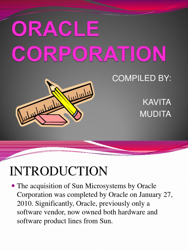 On Oracle Corporation | PDF | Oracle Corporation | Java (Programming Language)