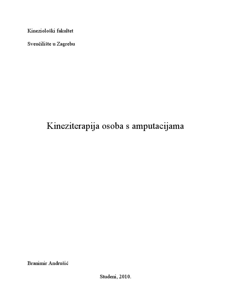 Amputacija | PDF