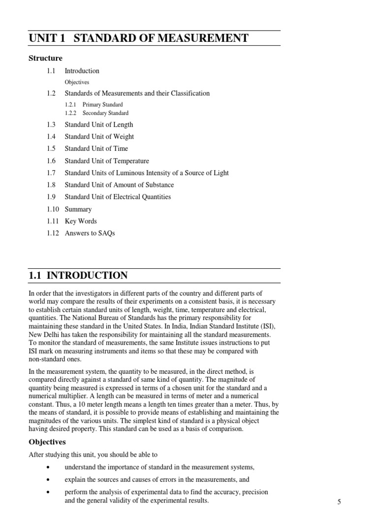 Standard Measurement Units | PDF | Units Of Measurement | Measurement