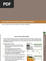Manual Guide Aplikasi Cerol v.3.0 - Menu Back Start - Customer (Indonesia Lang) | PDF