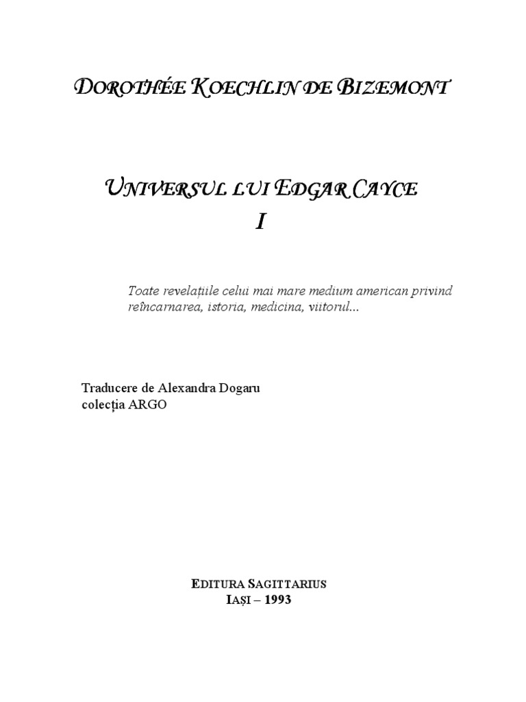 Edgar Cayce | PDF
