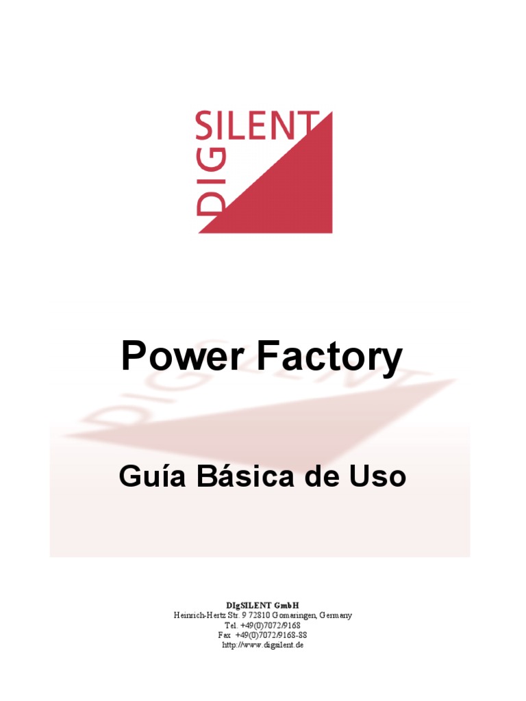 Tutorial Basico Digsilent | PDF | Energia electrica | Corriente eléctrica