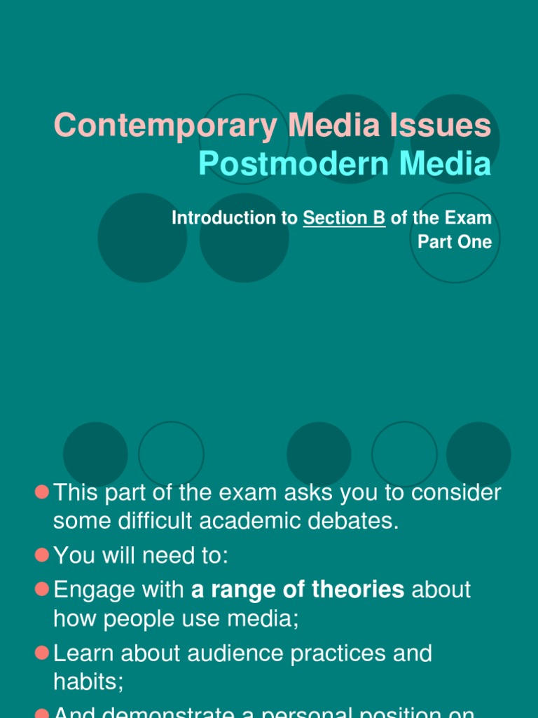 Postmodern Media | Postmodernism | Reality