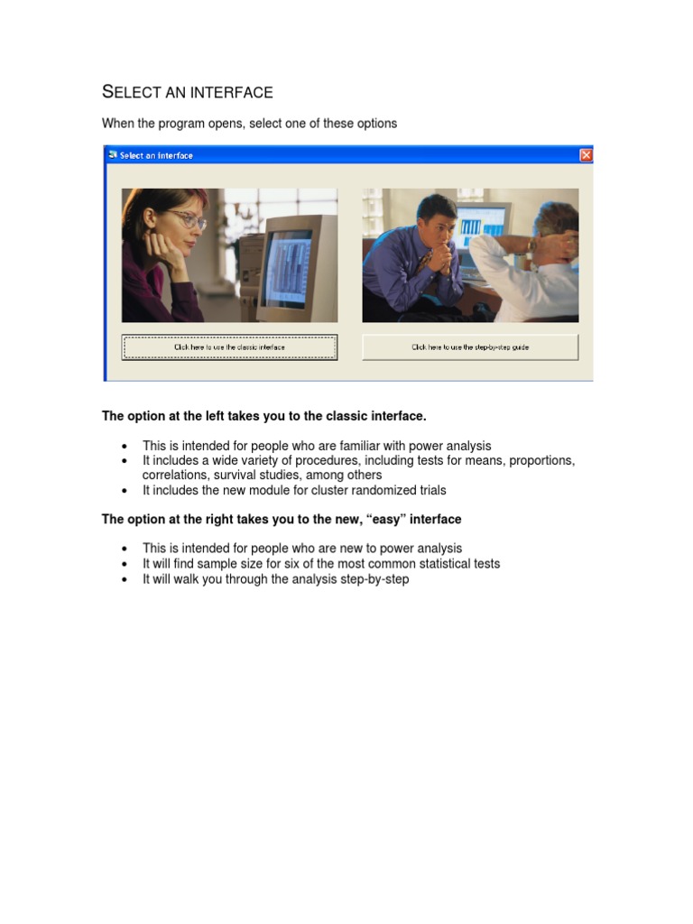 IBM SPSS SamplePower 3 Easy Interface Manual | Download Free PDF ...