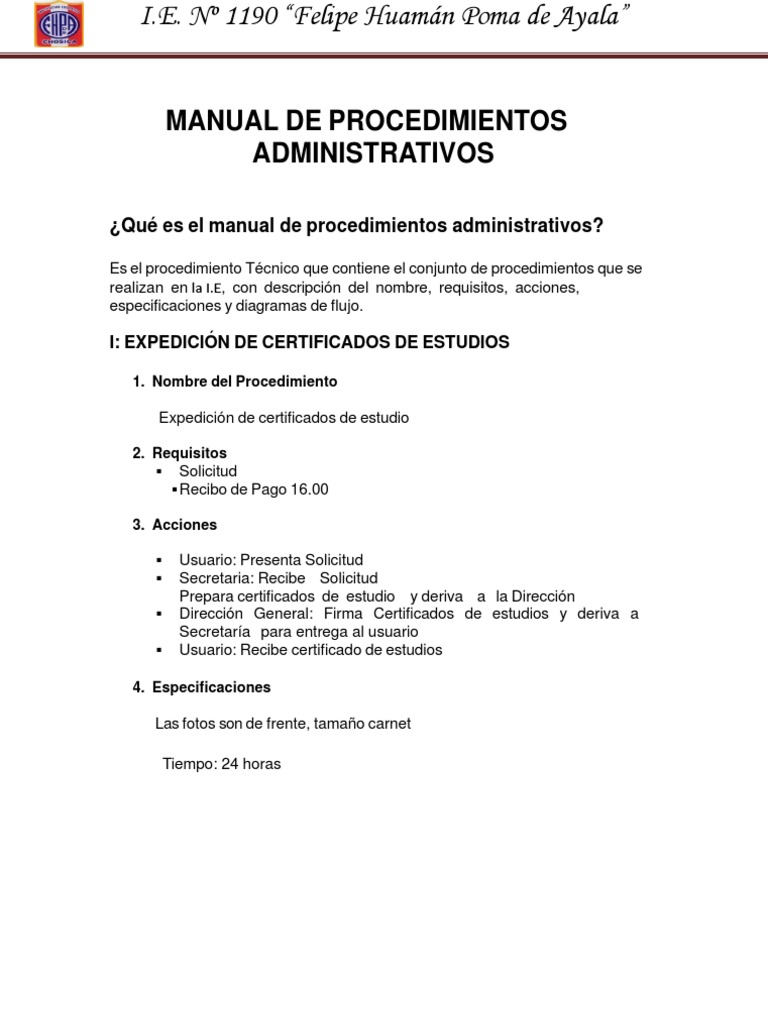 Manual de Procedimientos Administrativos FHPA | PDF | Presupuesto | Contabilidad