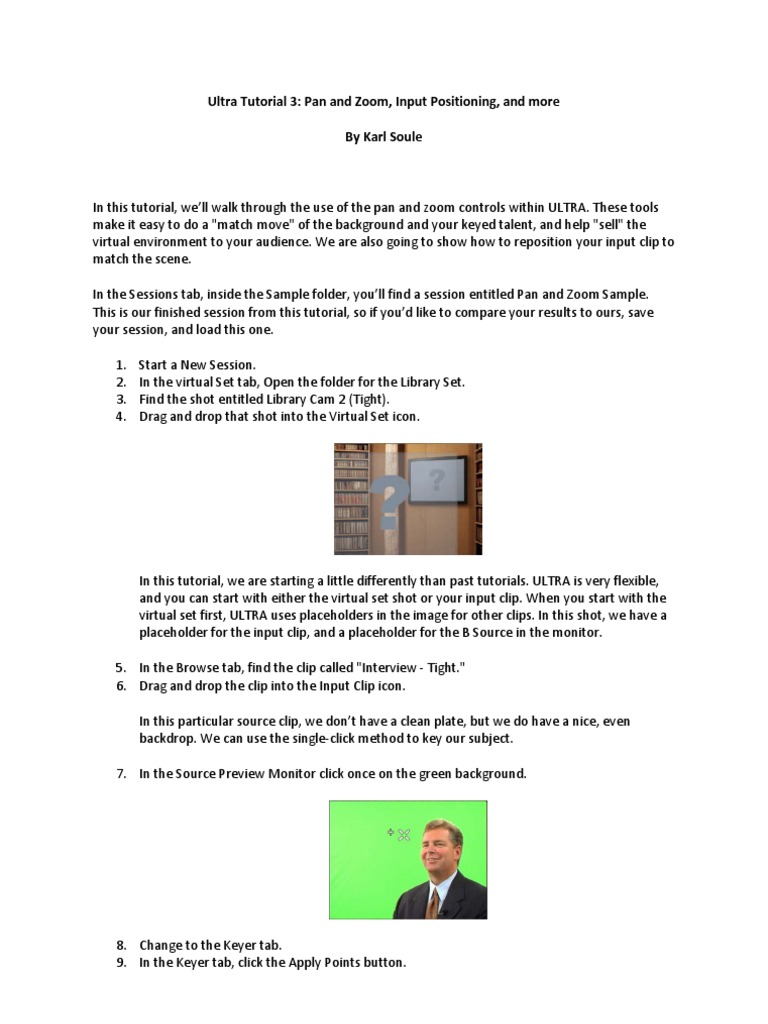 Mastering Pan and Zoom Controls, Input Positioning, and Keyer Settings ...