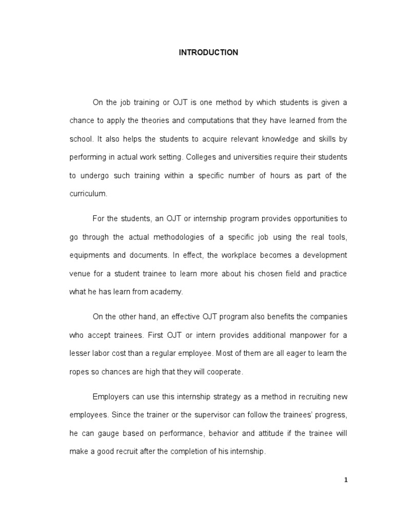 OJT - Narrative Report | PDF | Mechanical Engineering | Ships