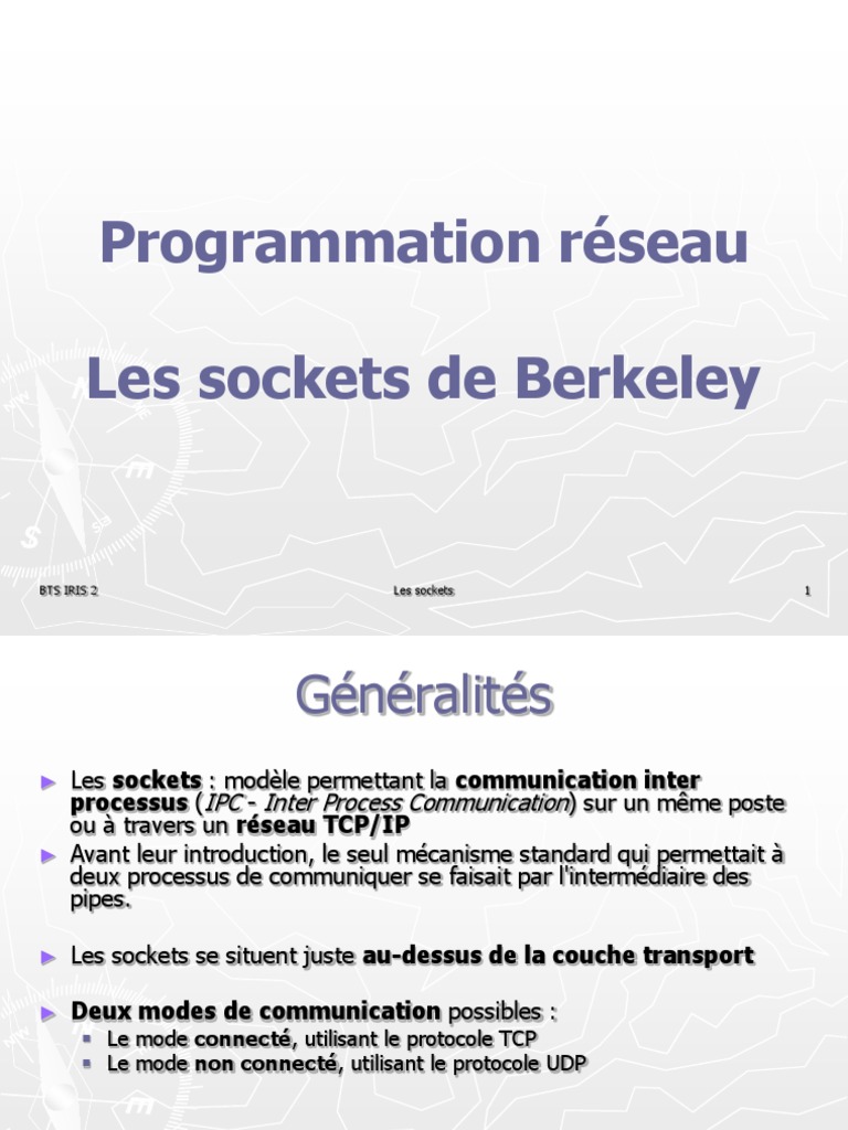Introduction aux Sockets en Réseau | PDF | Domaines de l'informatique ...