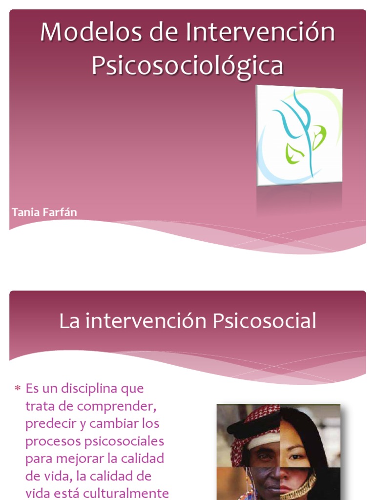 Modos de Intervención Psicosociológica | PDF | Estrés (biología ...