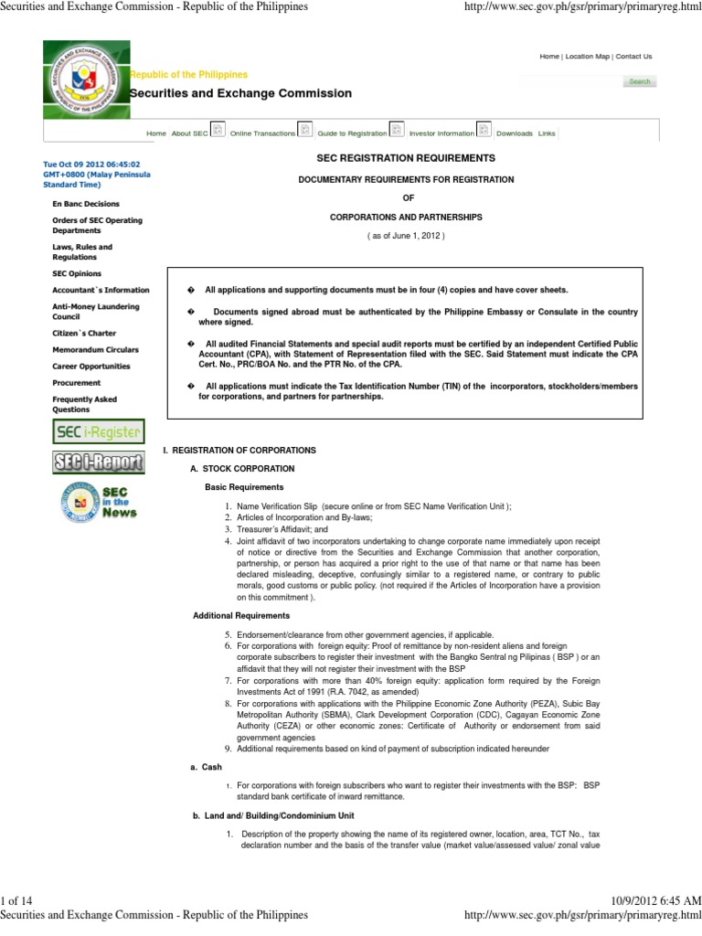 Requirement SEC Registration | Dividend | Stocks | Free 30-day Trial ...