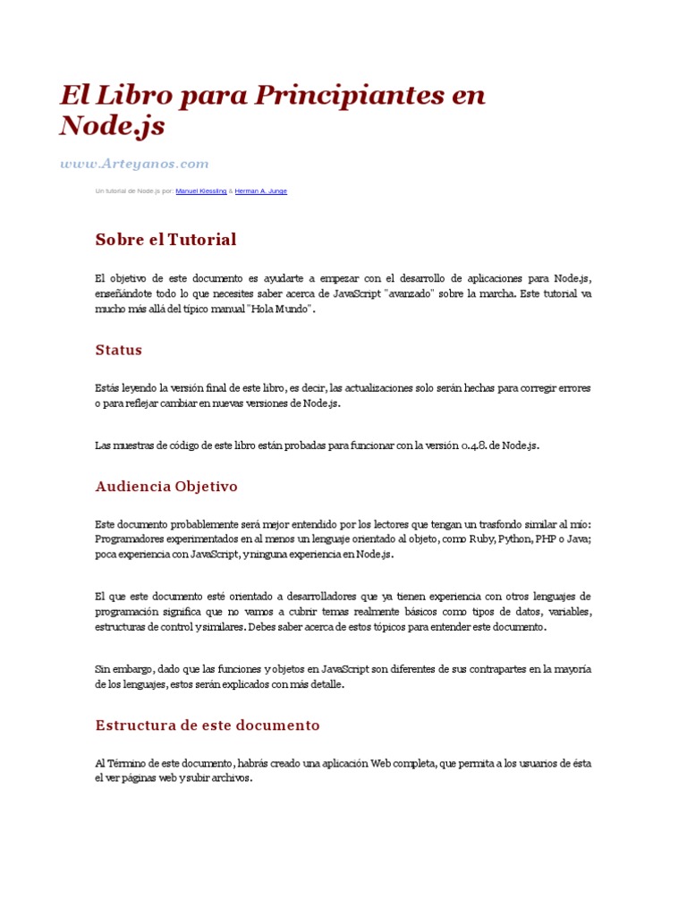 Una Guía Completa para Construir una Aplicación Web con Node.js desde ...