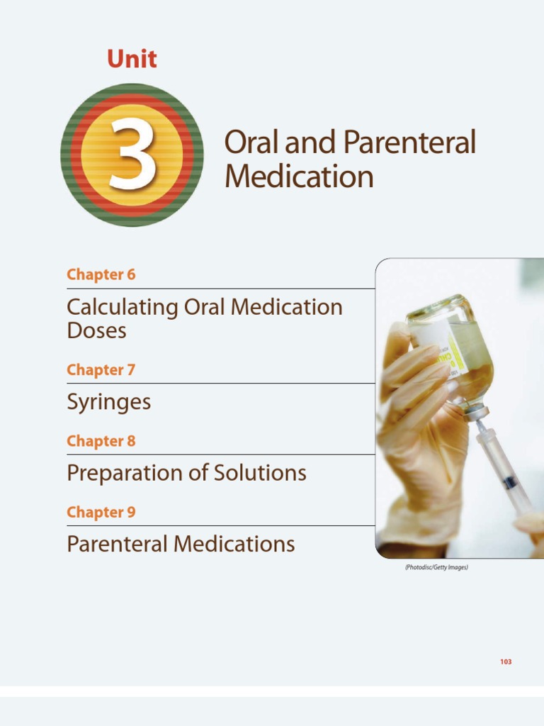 Cannula Calculation-Learning Oral Medication-Olsen - ch6 PDF | PDF ...