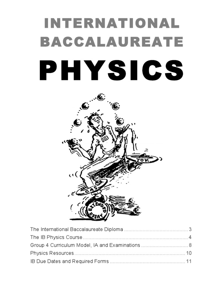 IB Physics Guide for Students | PDF | General Relativity | Elementary ...